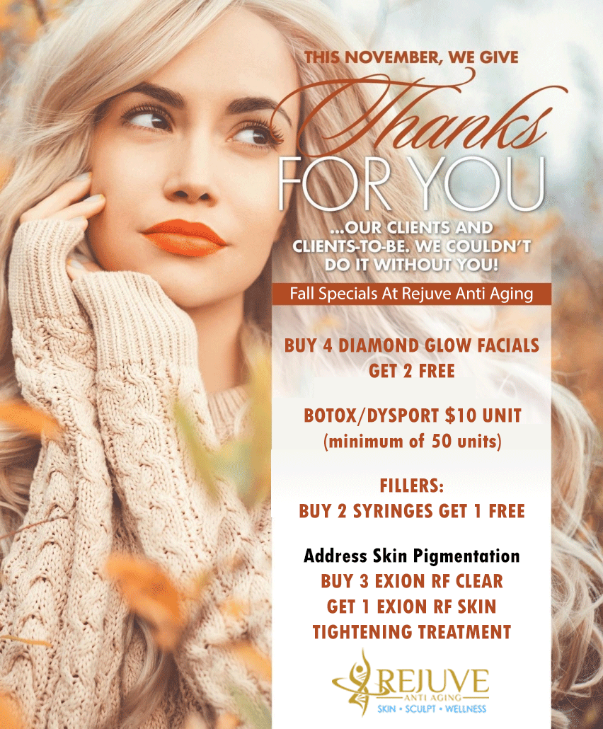 Specials – Rejuve Anti Aging Medical Spa in Rancho Santa Margarita